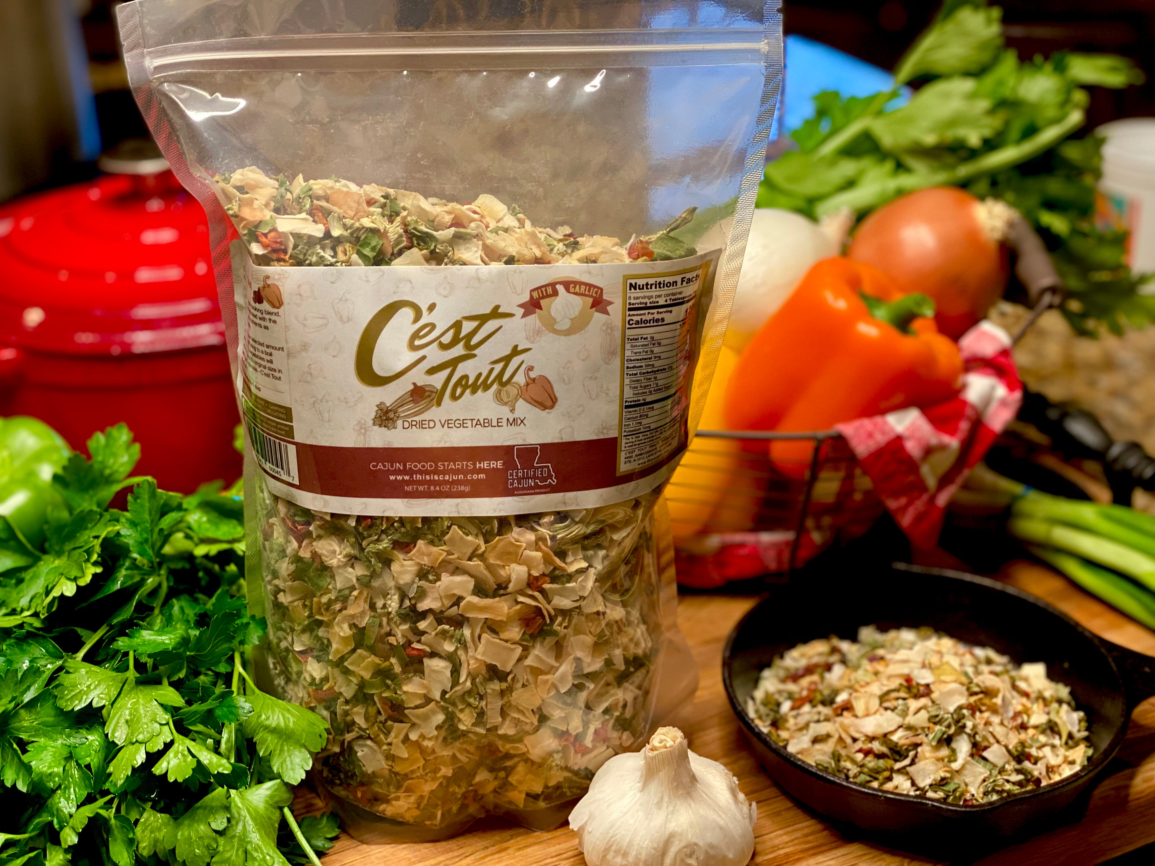 Dried Trinity With Garlic C'est Tout Dried Cajun Trinity With Garlic ...