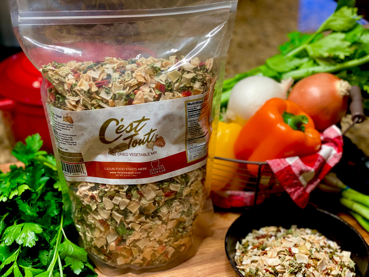 C'est Tout Dried Trinity Mix Original - 2 Pound Stand up Pouch – C'est ...