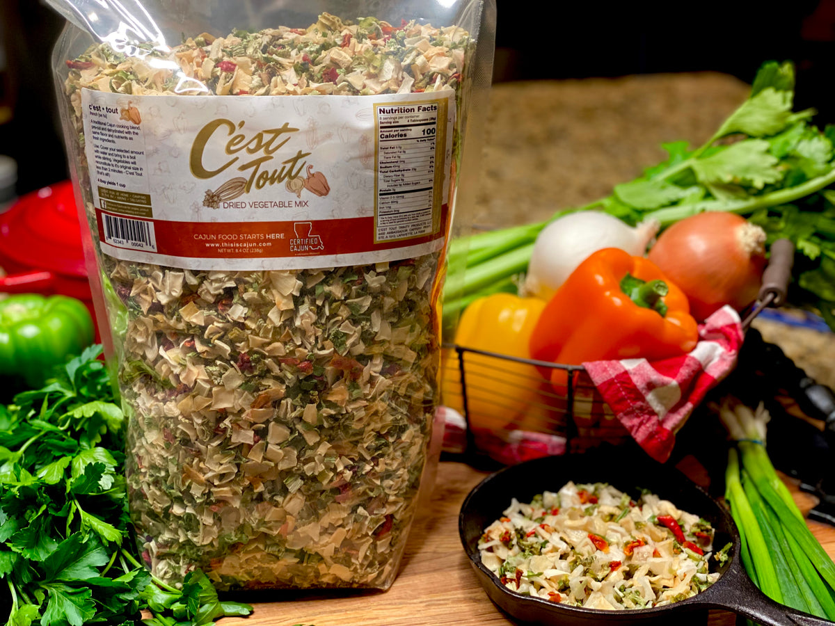 C'est Tout Dried Trinity Mix Original - 5 LB Stand up Pouch – C'est ...